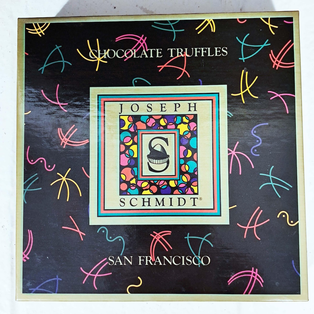 1980's Vintage Joseph Schmidt Chocolate Truffle Box - Etsy