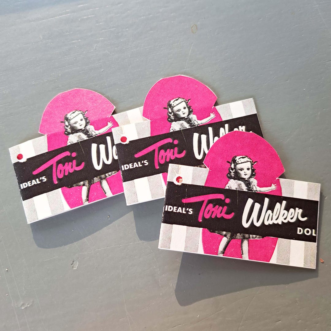 Reproduction Ideal Vintage Toni Walker Doll Wrist Tags Set - Etsy
