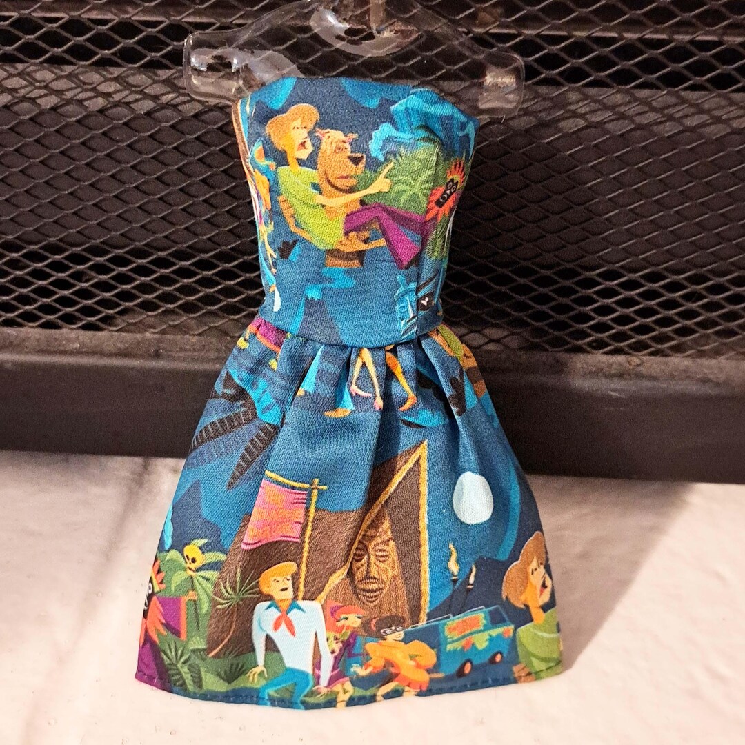 Scooby Doo Themed Tiki Fashion Doll Dress - Etsy