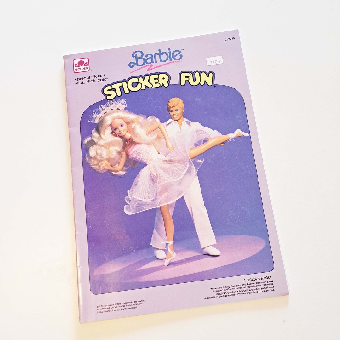 1980's Vintage Doll Sticker Book Uncut Mint - Etsy