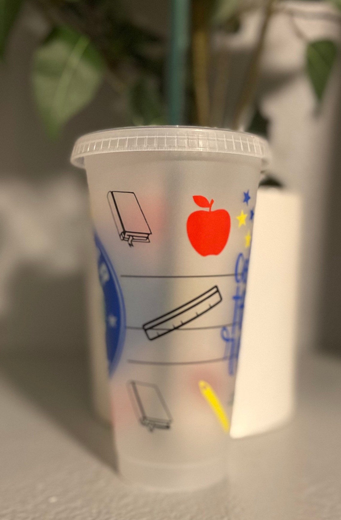 Teacher Fuel Starbucks Reusable Cup Teacher Gift Gift for | Etsy