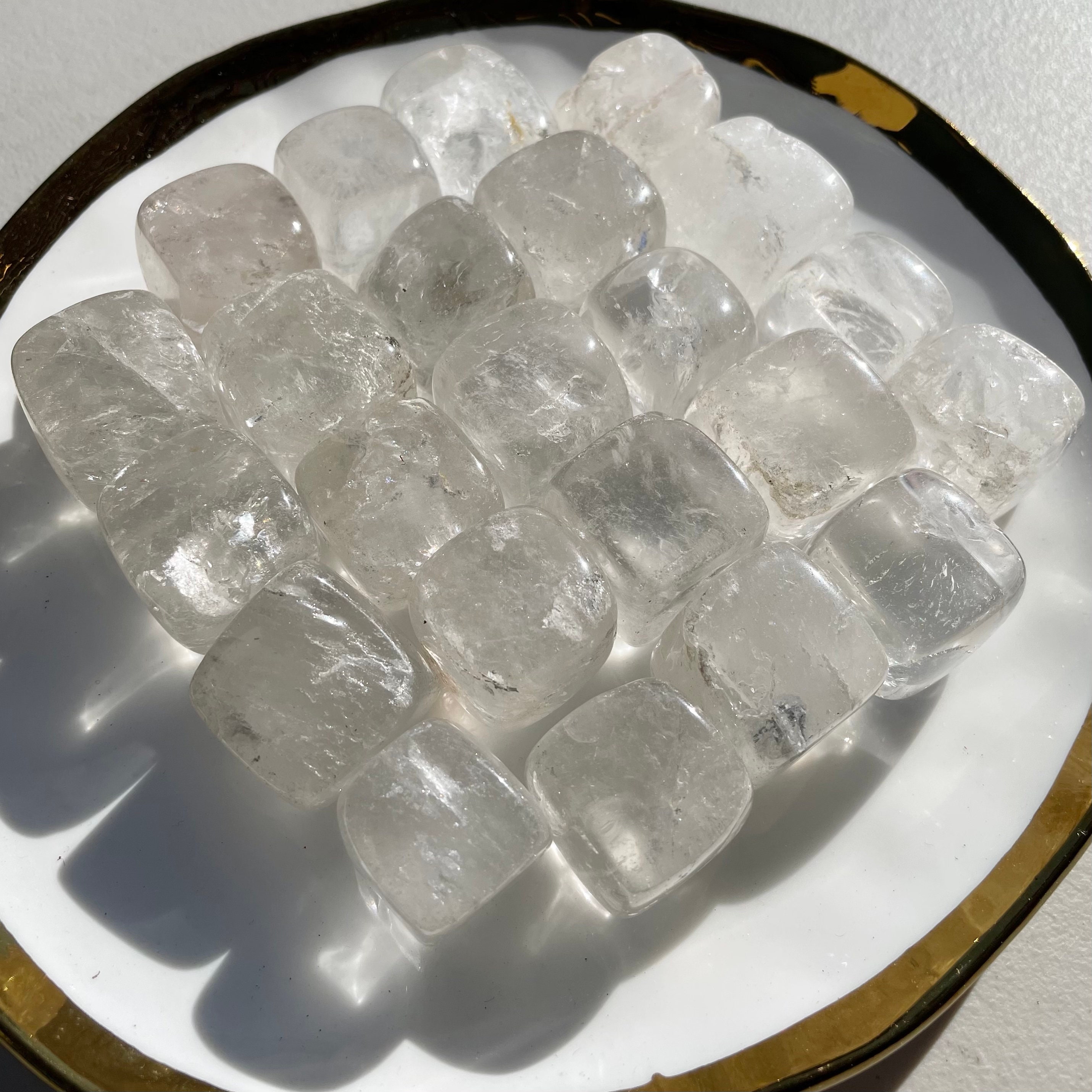Clear Quartz Cubes Clear Quartz Rounded Cubes Quartz Cubes - Etsy UK