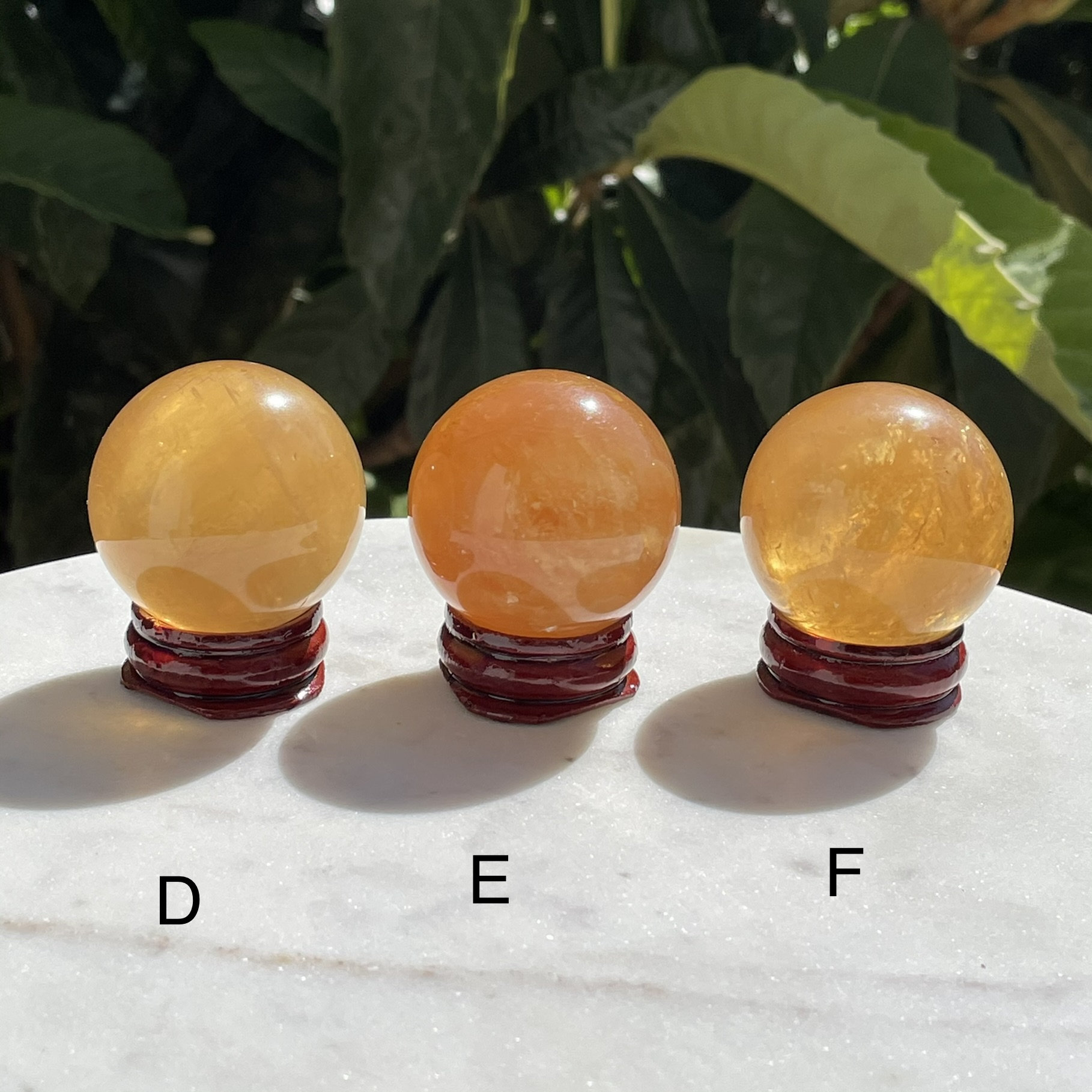 Honey Calcite Spheres you Choose Honey Calcite Calcite | Etsy