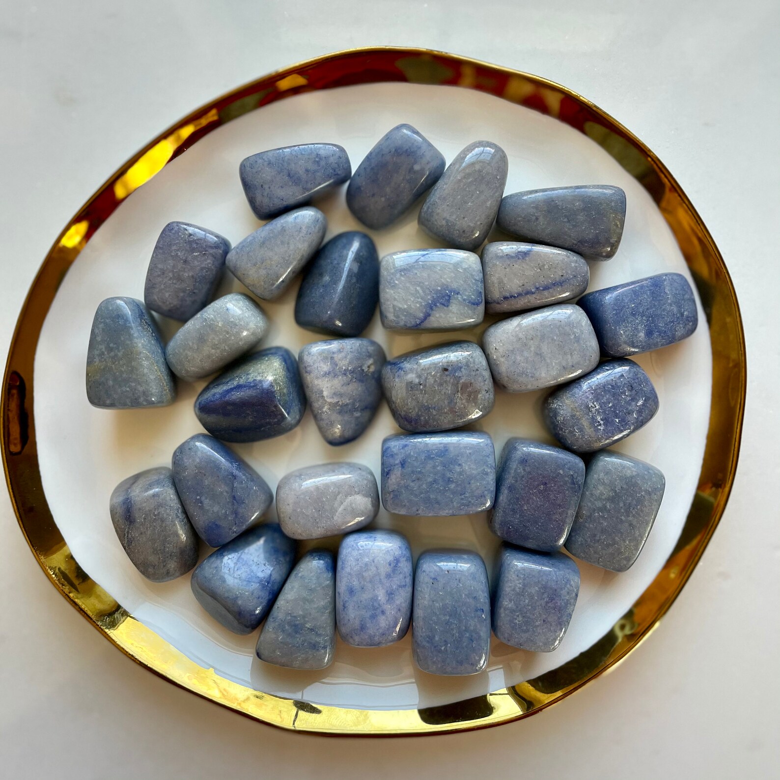 Caídas de aventurina azul aventurina azul piedras de - Etsy España