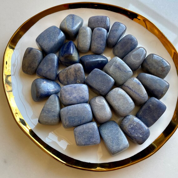Caídas de aventurina azul aventurina azul piedras de | Etsy