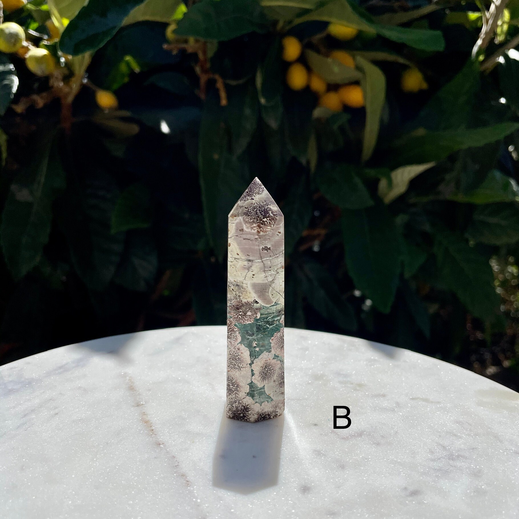 Green Flower Jasper Towers (you Choose), Rhyolite Green Flower Jasper ...