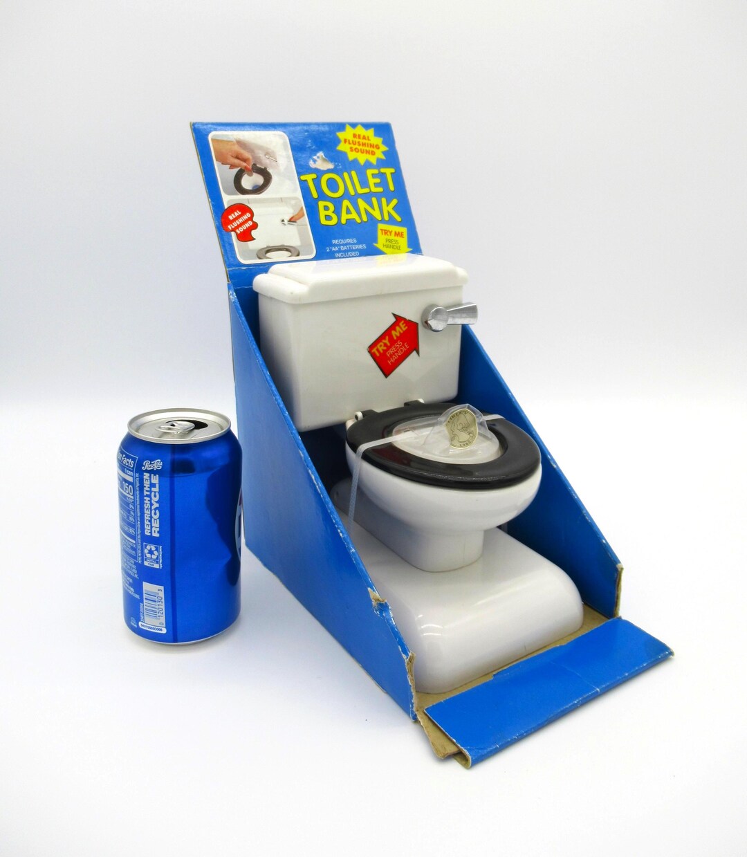 Funny Coin Toilet Piggy Bank Flash Fun-damental Too Ltd Flushing Sound ...
