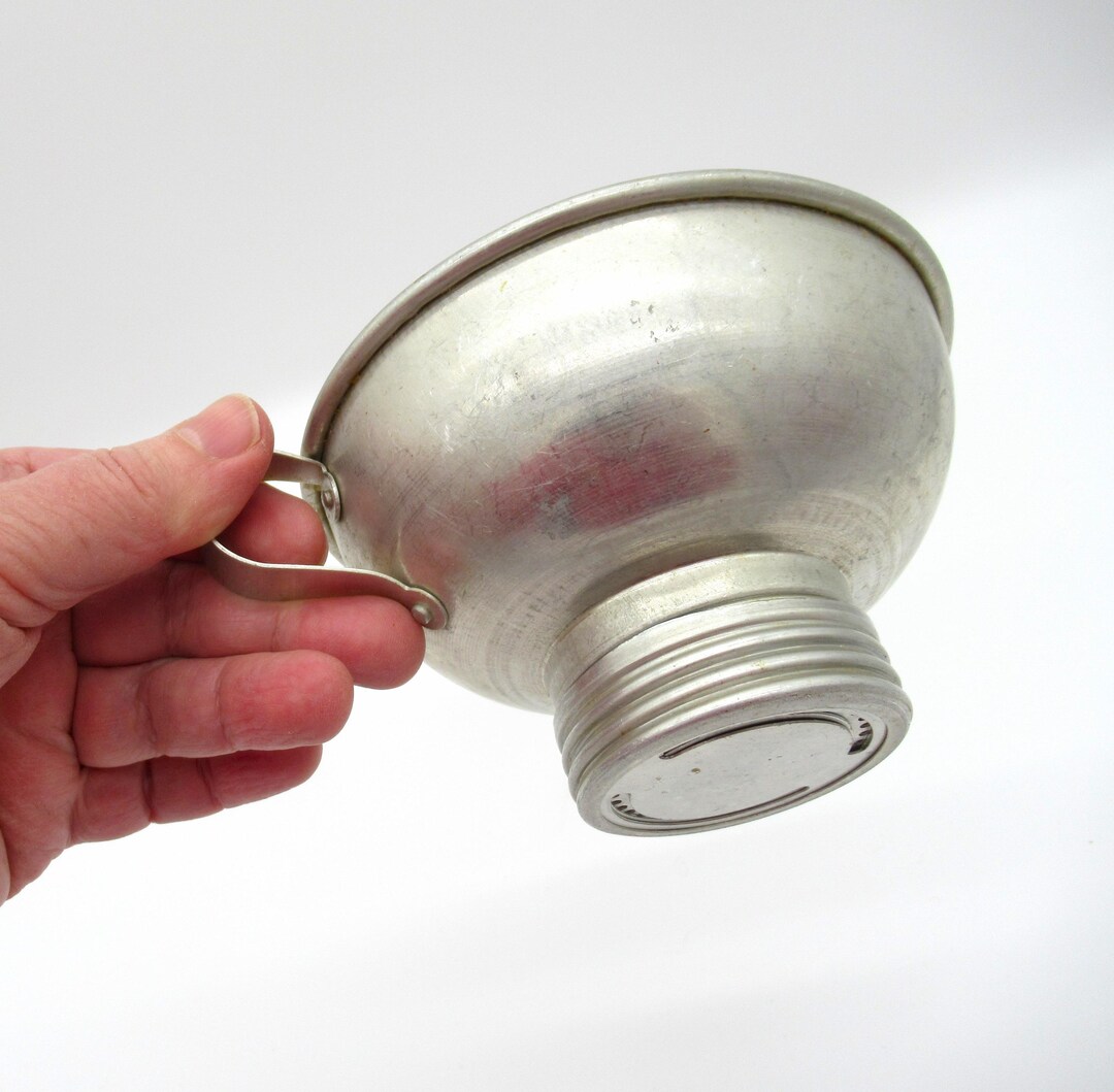 Vintage Aluminum Canning Sifter Funnel Strainer With 4 Filters - Etsy