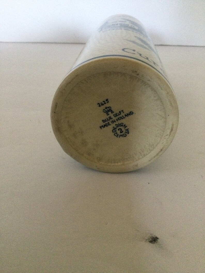 Blue Delft Curaçao Distilla Liqueur Holland Jug Souvenir #2426 - Etsy