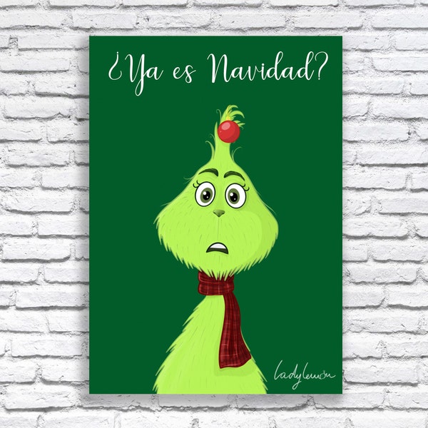 Grinch Digital Postcards - Etsy