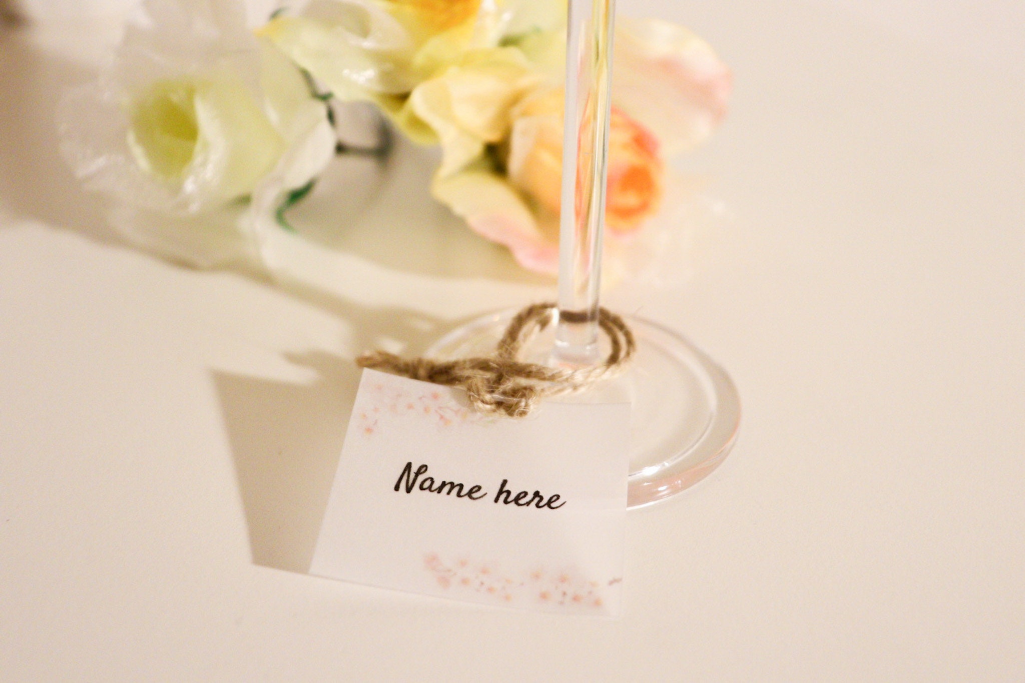 Printable Sakura Editable Name Cards, Seat Tags, Cherry Blossom Escort ...