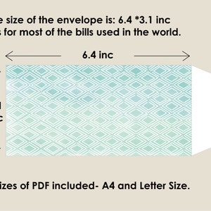 Printable Watercolor Cash Envelopes; Set of 4 Designs; Budget Envelopes ...