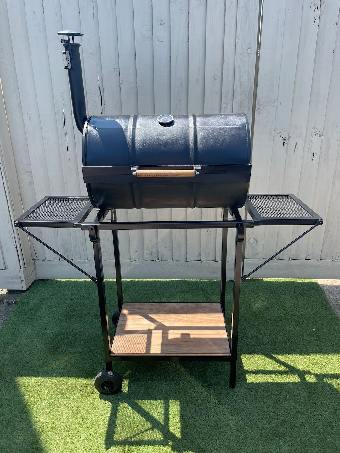 Oil Drum Smoker. BBQ. Steel Drum Barbecue. Upcycled Oil Drum Barbeque ...