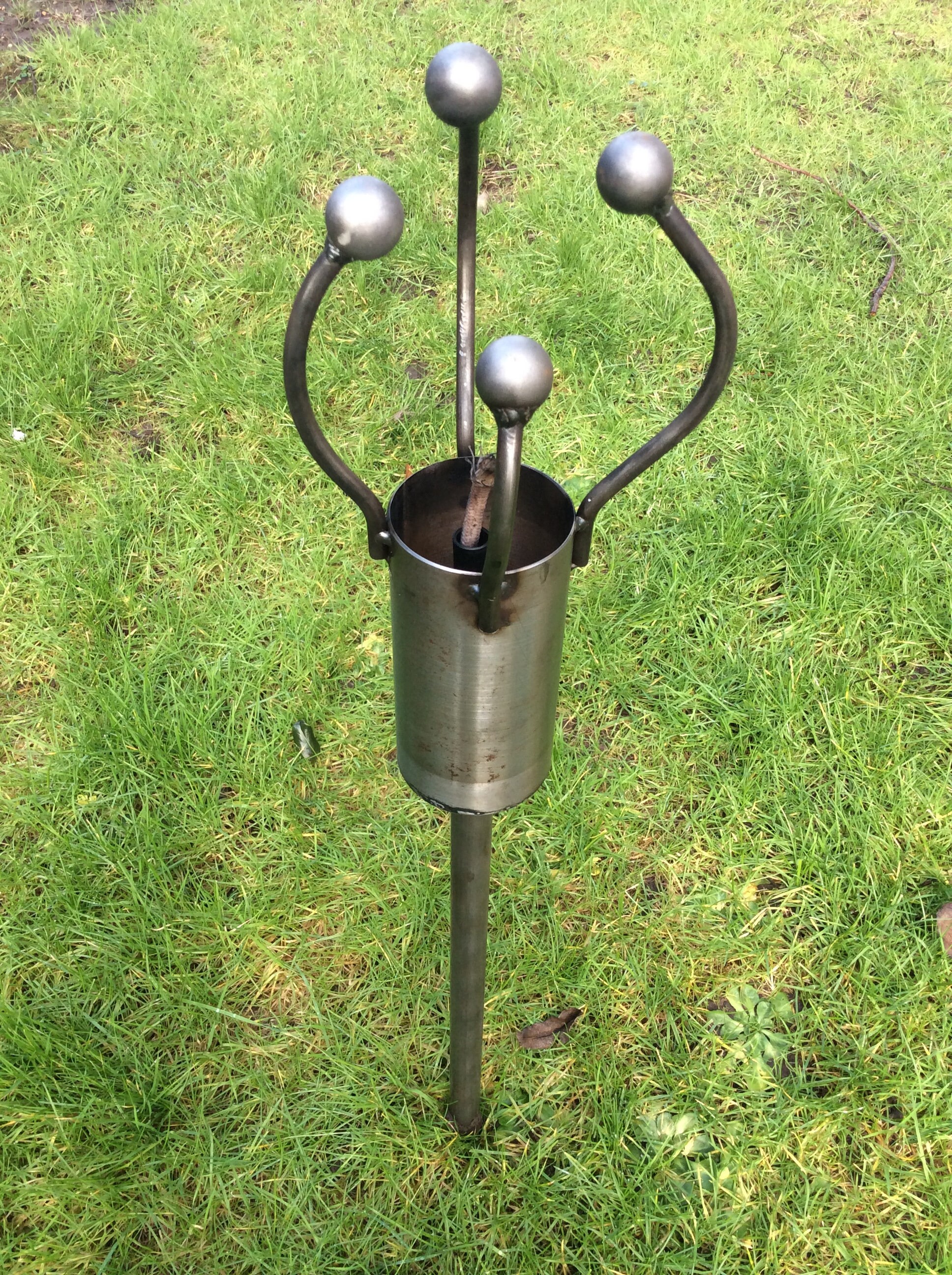 Garden Torch. 3 Hour Burning. Garden Lamp. Paraffin Lamp. Garden Light ...