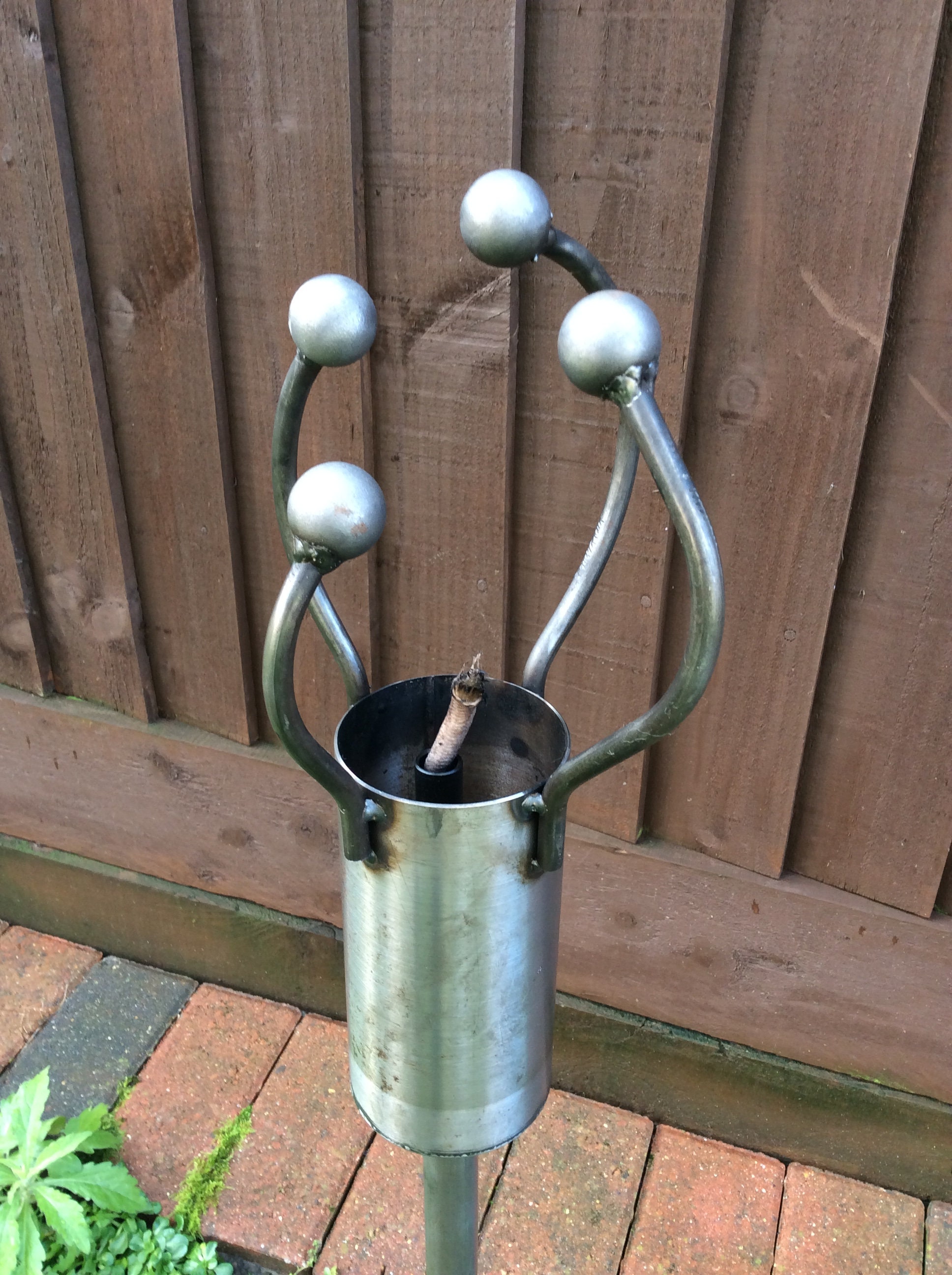 Garden Torch. 3 Hour Burning. Garden Lamp. Paraffin Lamp. Garden Light ...