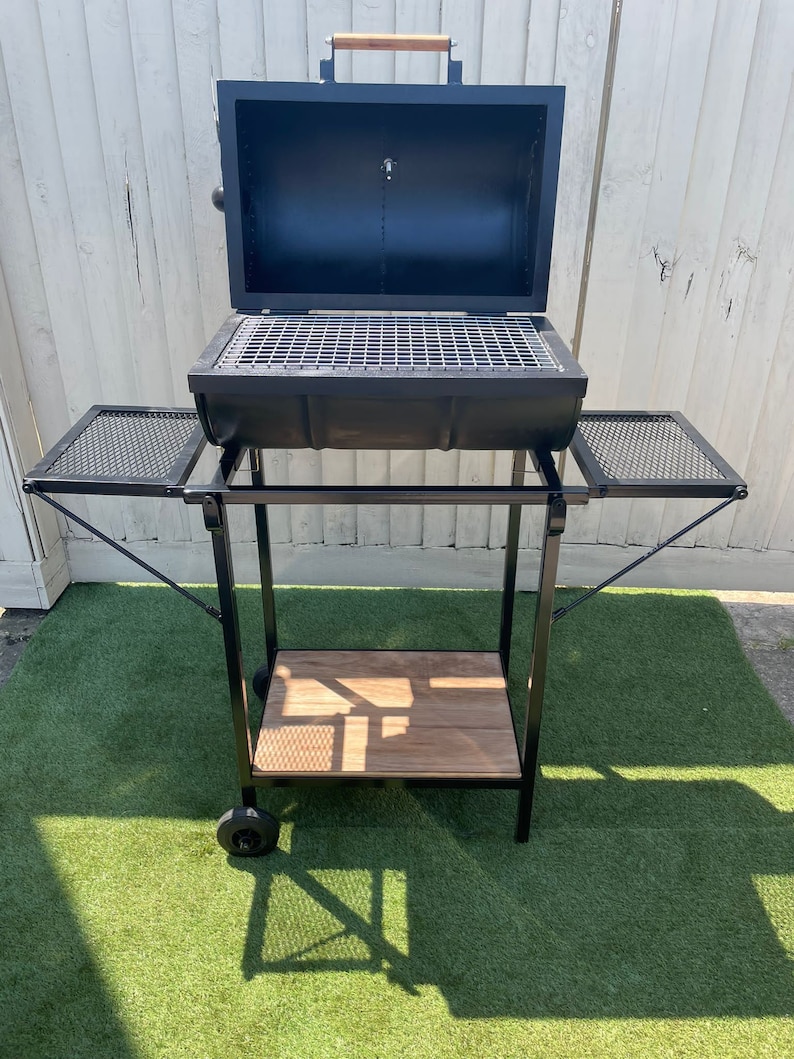 Oil Drum Smoker. BBQ. Steel Drum Barbecue. Upcycled Oil Drum Barbeque ...