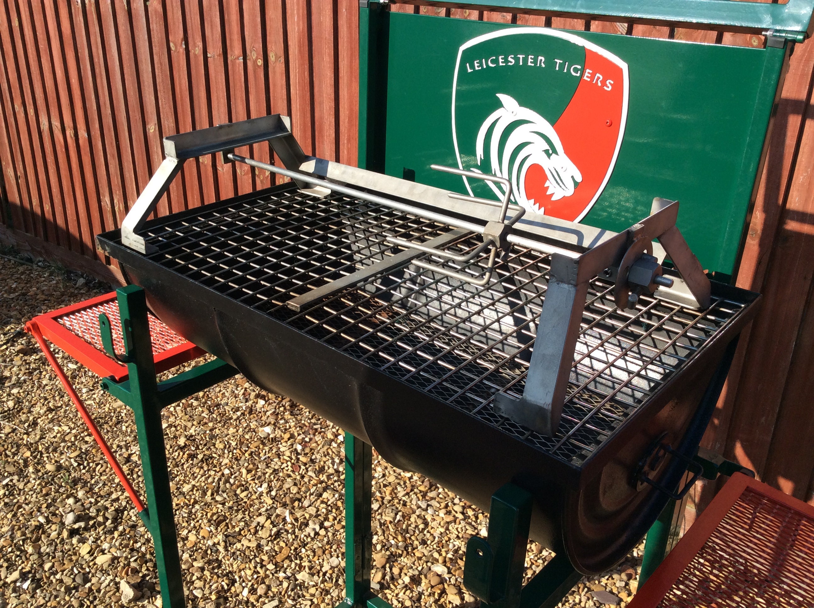 Oil Drum Barbeque and Smoker. Leicester Tigers. Rugby Fan. Bbq ...