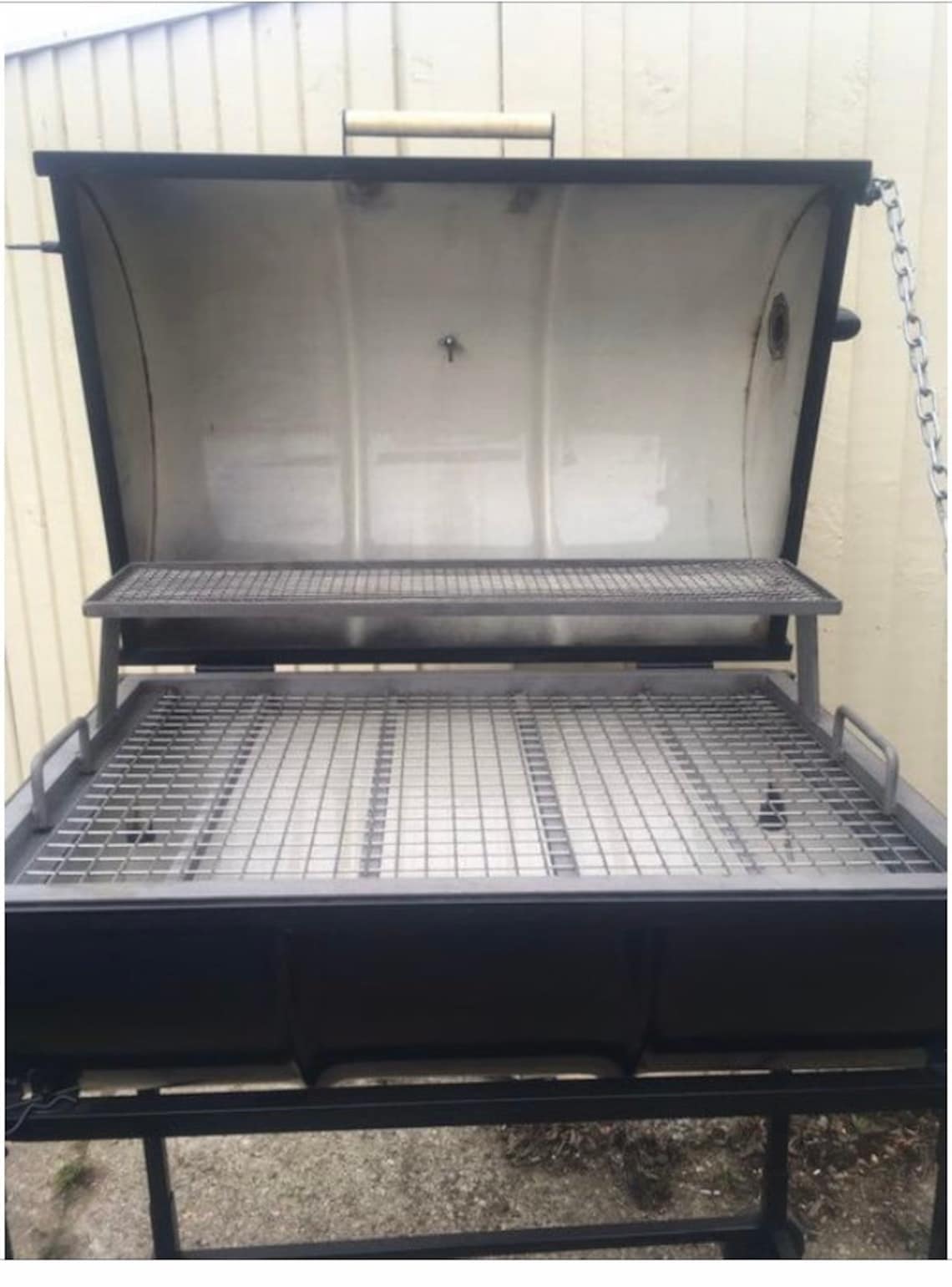 Oil Drum Smoker. BBQ. Steel Drum Barbecue. Upcycled Oil Drum Barbeque ...