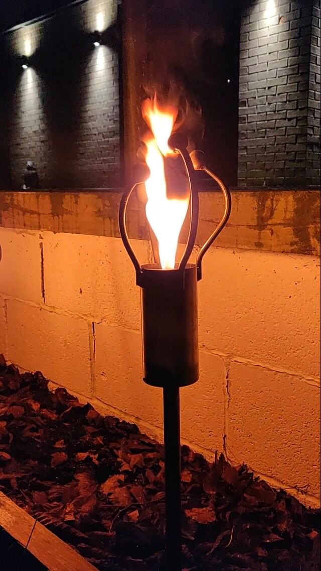 Garden Torch. 3 Hour Burning. Garden Lamp. Paraffin Lamp. Garden Light ...