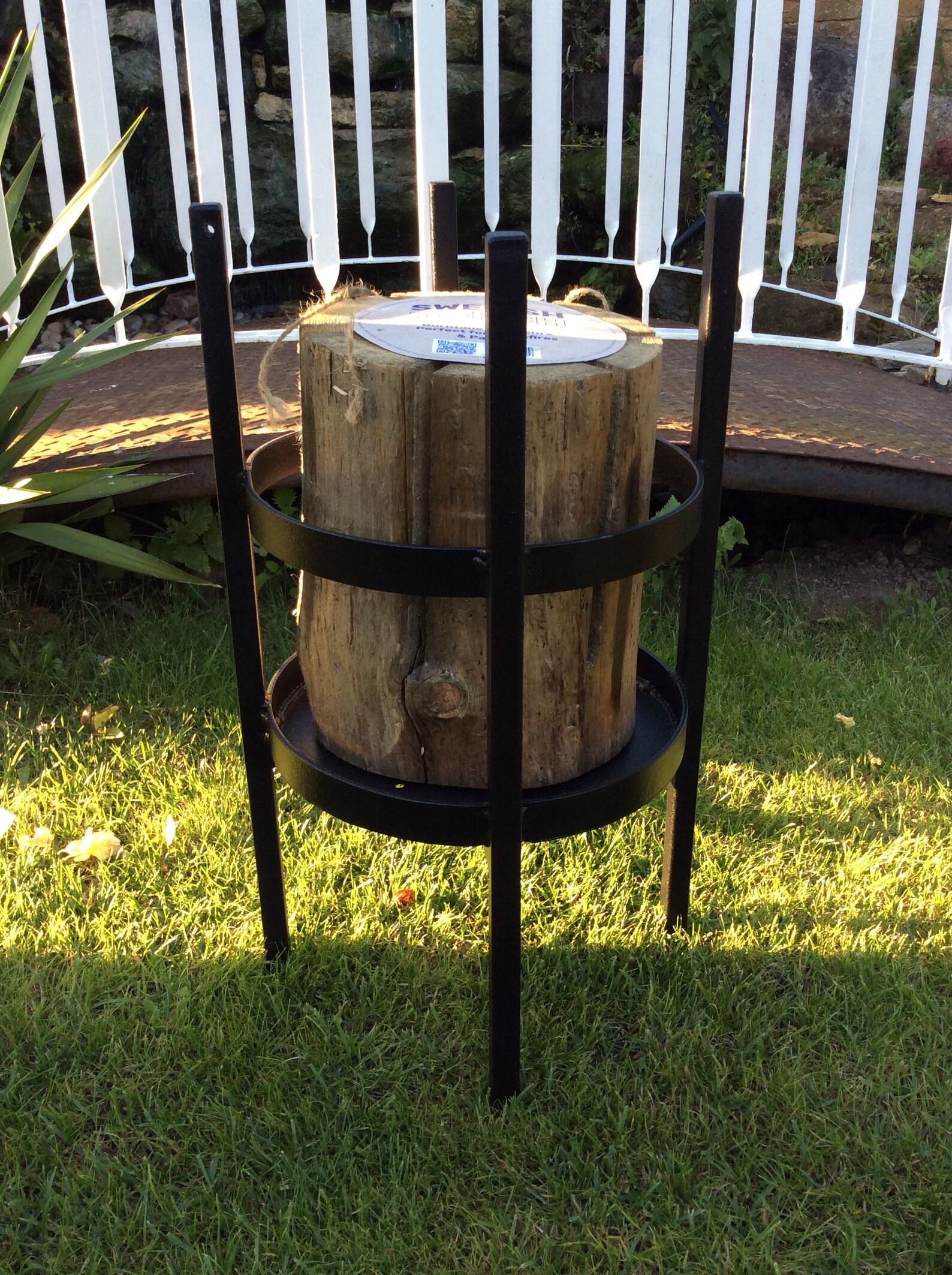 Swedish Torch and Steel Stand. Log Burner. Fire Pit. Fire Lighter ...