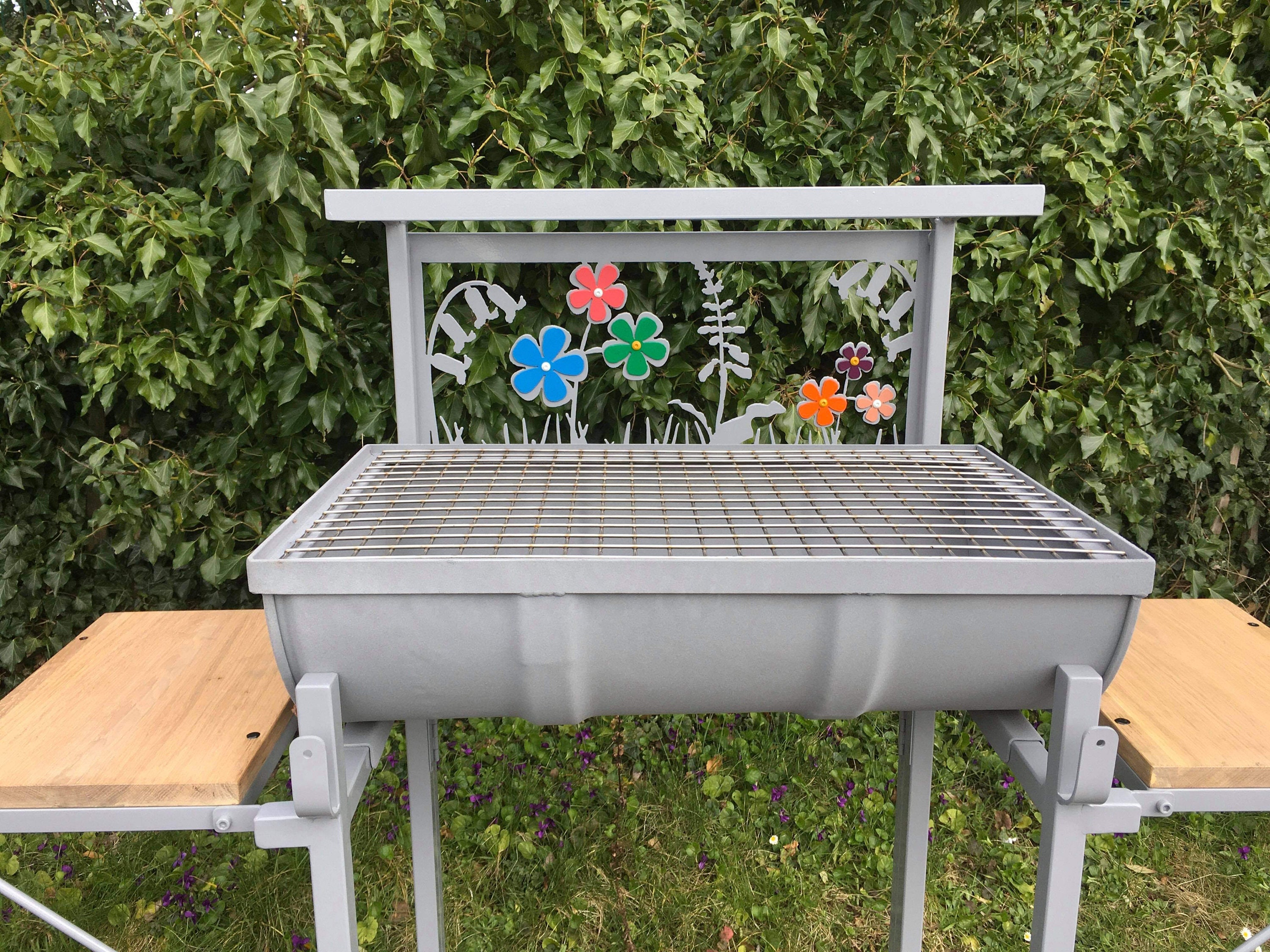 Upcycled Oil Drum BBQ. Barbecue. Barbeque. Oil Drum . Her Bbq. Gift for ...