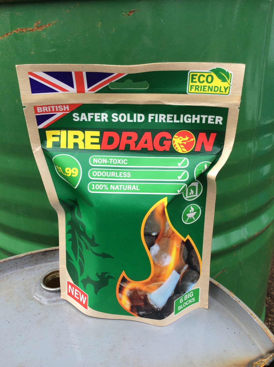 Firelighter . Fire Lighter. Fire Dragon. Safer Solid Firelighters - Etsy