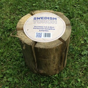 Swedish Torch. Log Burner. Fire Pit. - Etsy