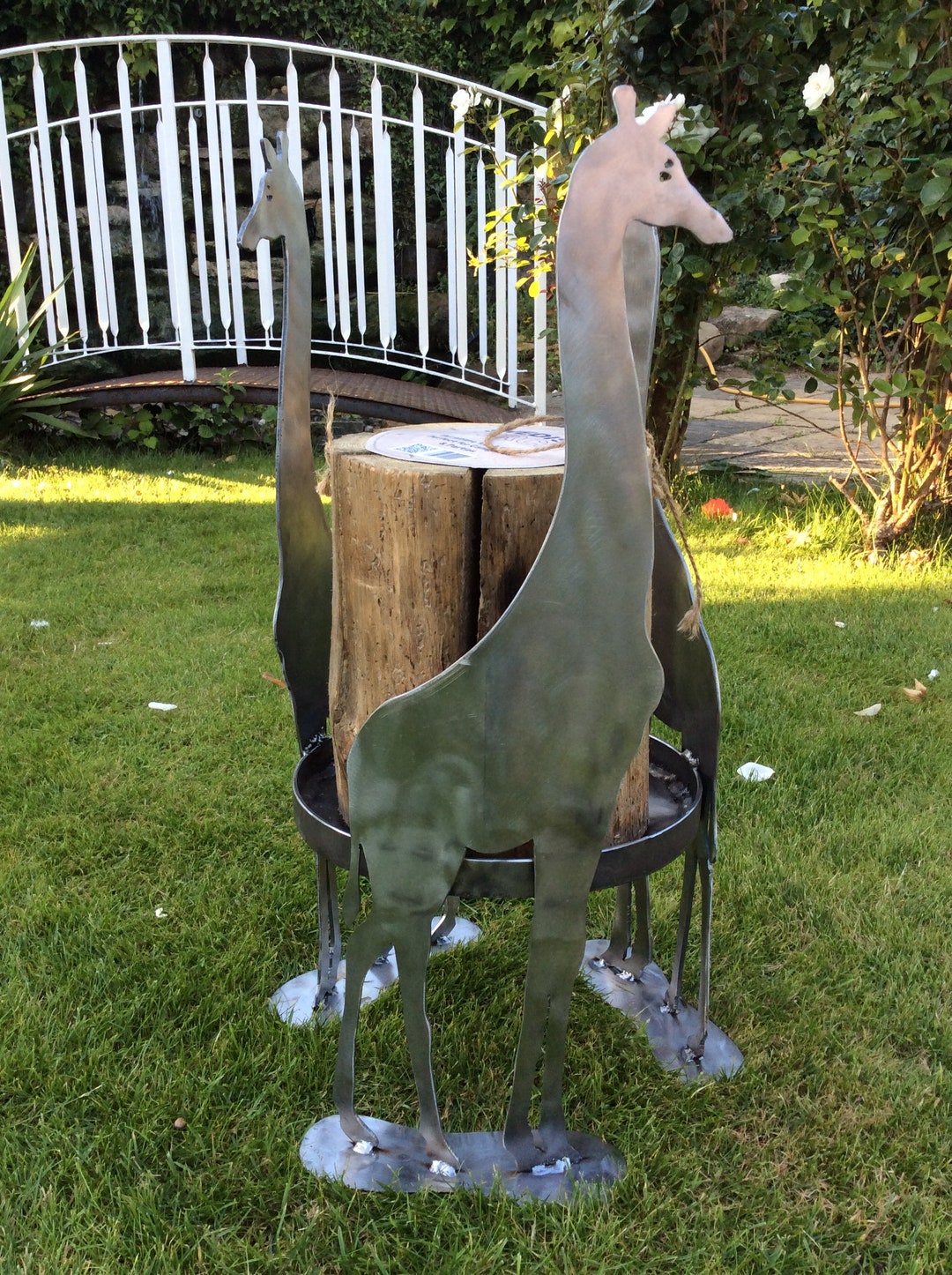 Giraffe Swedish Torch Stand. Log Stand. Log Burner. Fire Pit - Etsy UK