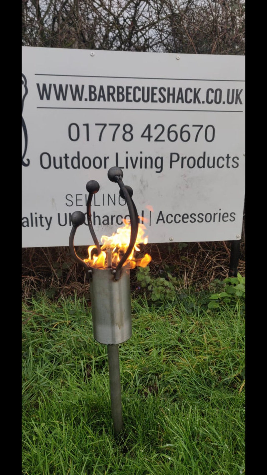 Garden Torch. 3 Hour Burning. Garden Lamp. Paraffin Lamp. Garden Light ...