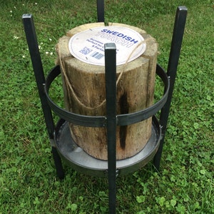 Swedish Torch and Steel Stand. Log Burner. Fire Pit. Fire Lighter ...