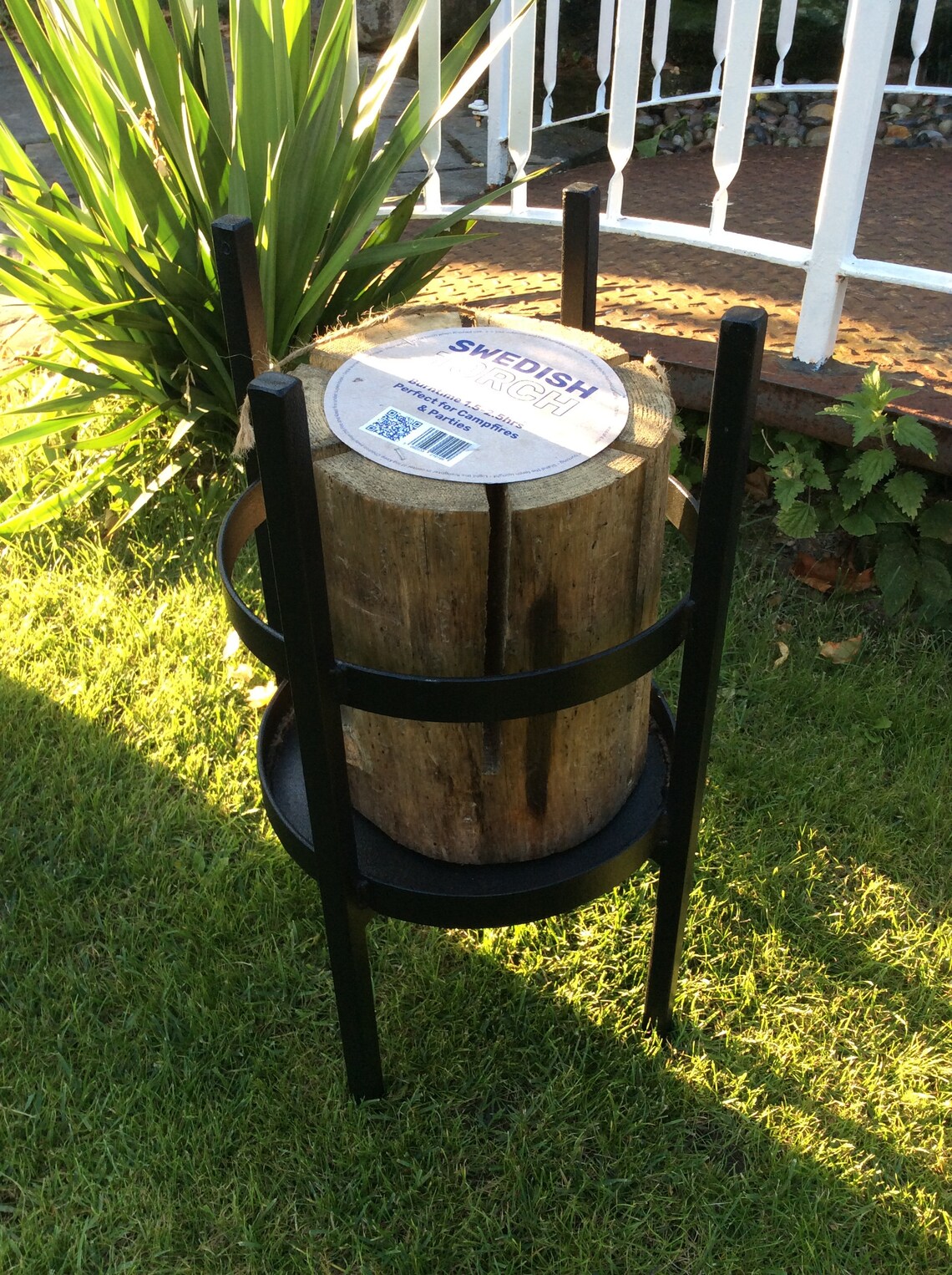 Swedish Torch and Steel Stand. Log Burner. Fire Pit. Fire Lighter ...