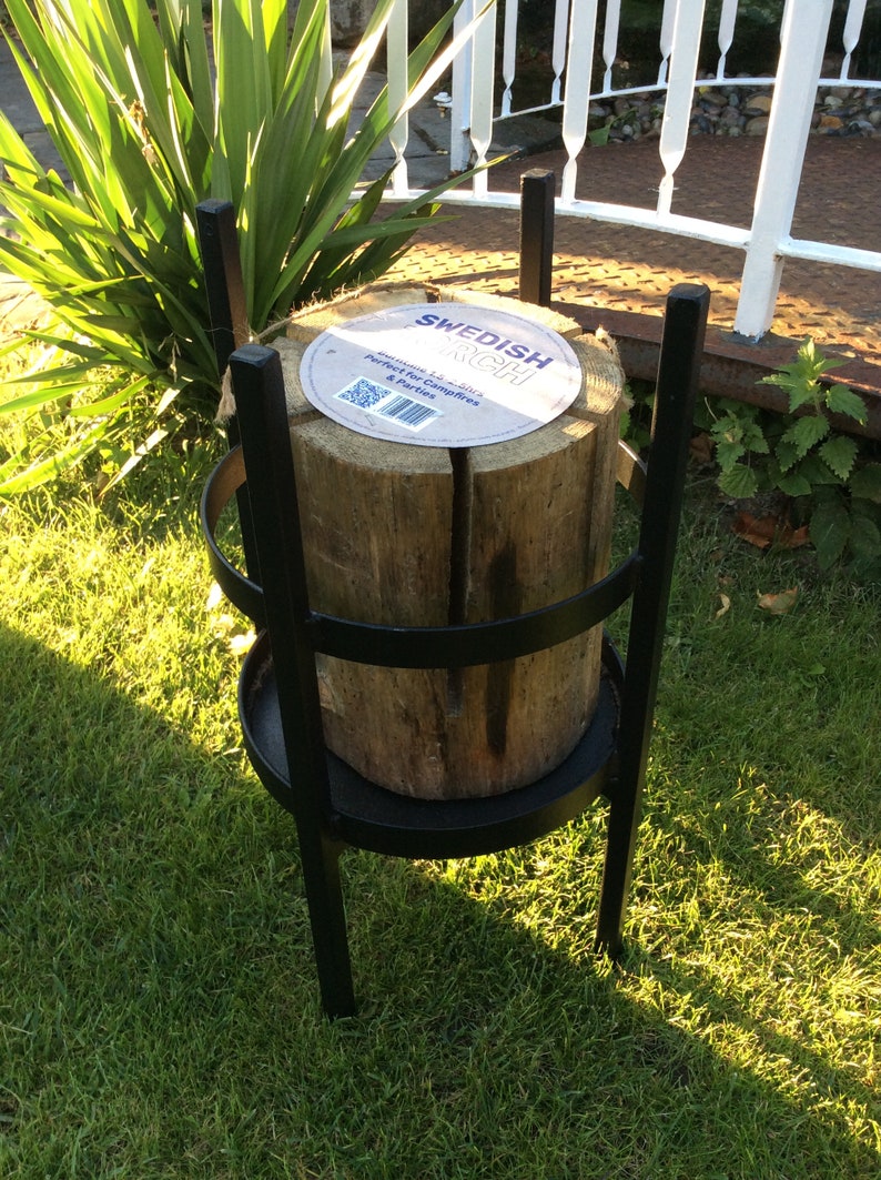 Swedish Torch and Steel Stand. Log Burner. Fire Pit. Fire Lighter ...