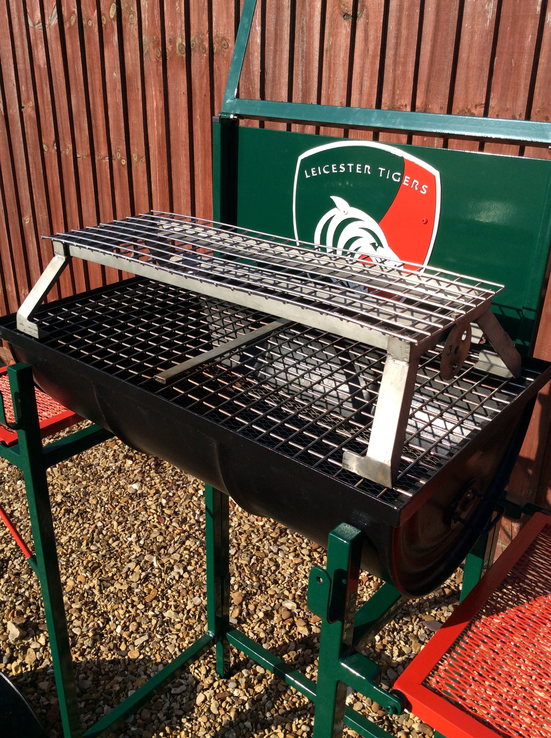 Oil Drum Barbeque and Smoker. Leicester Tigers. Rugby Fan. Bbq ...