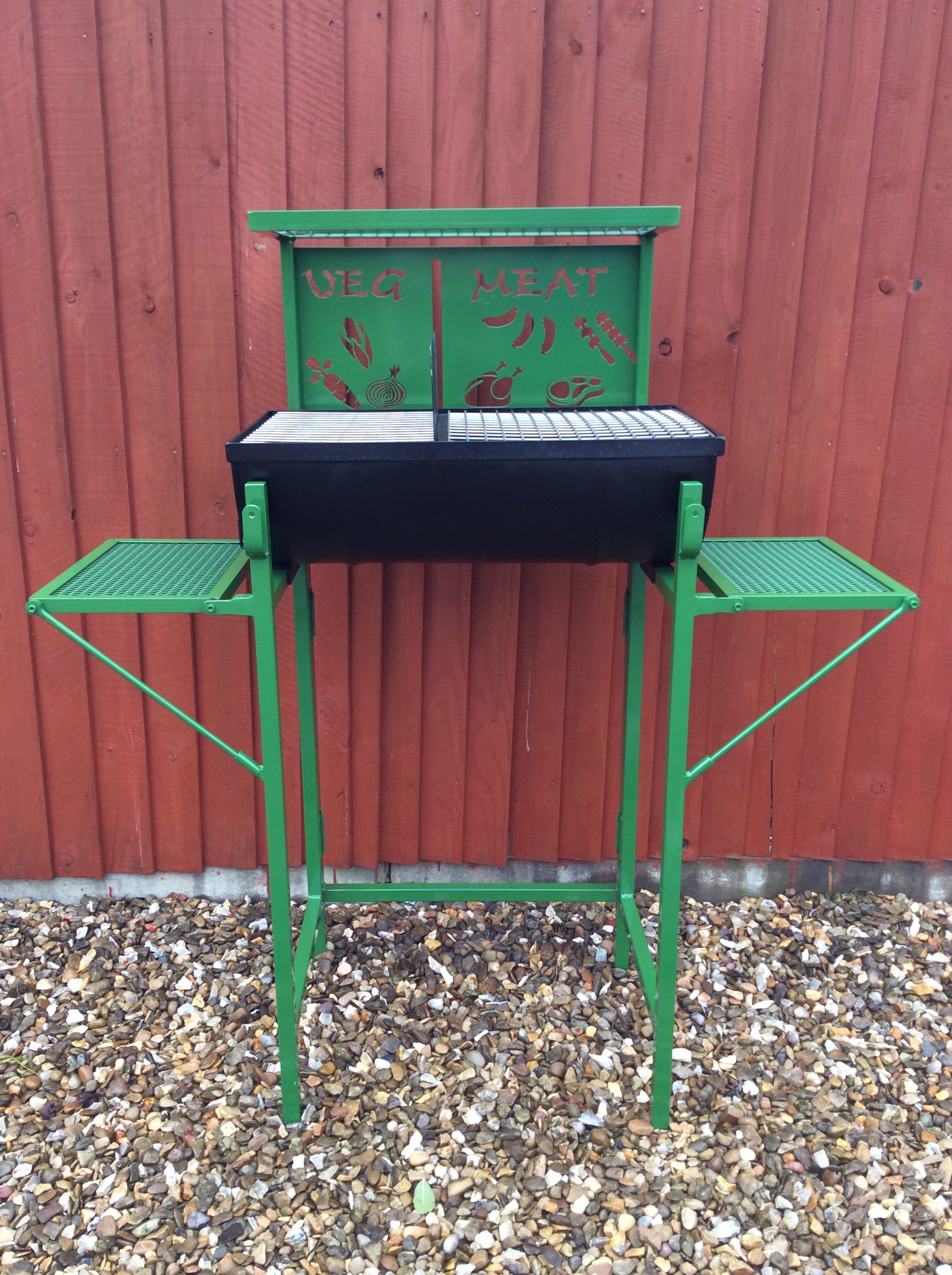 Upcycled Oil Drum. Barbeque. Barbecue. BBQ. Meat and Veg. Engraved ...