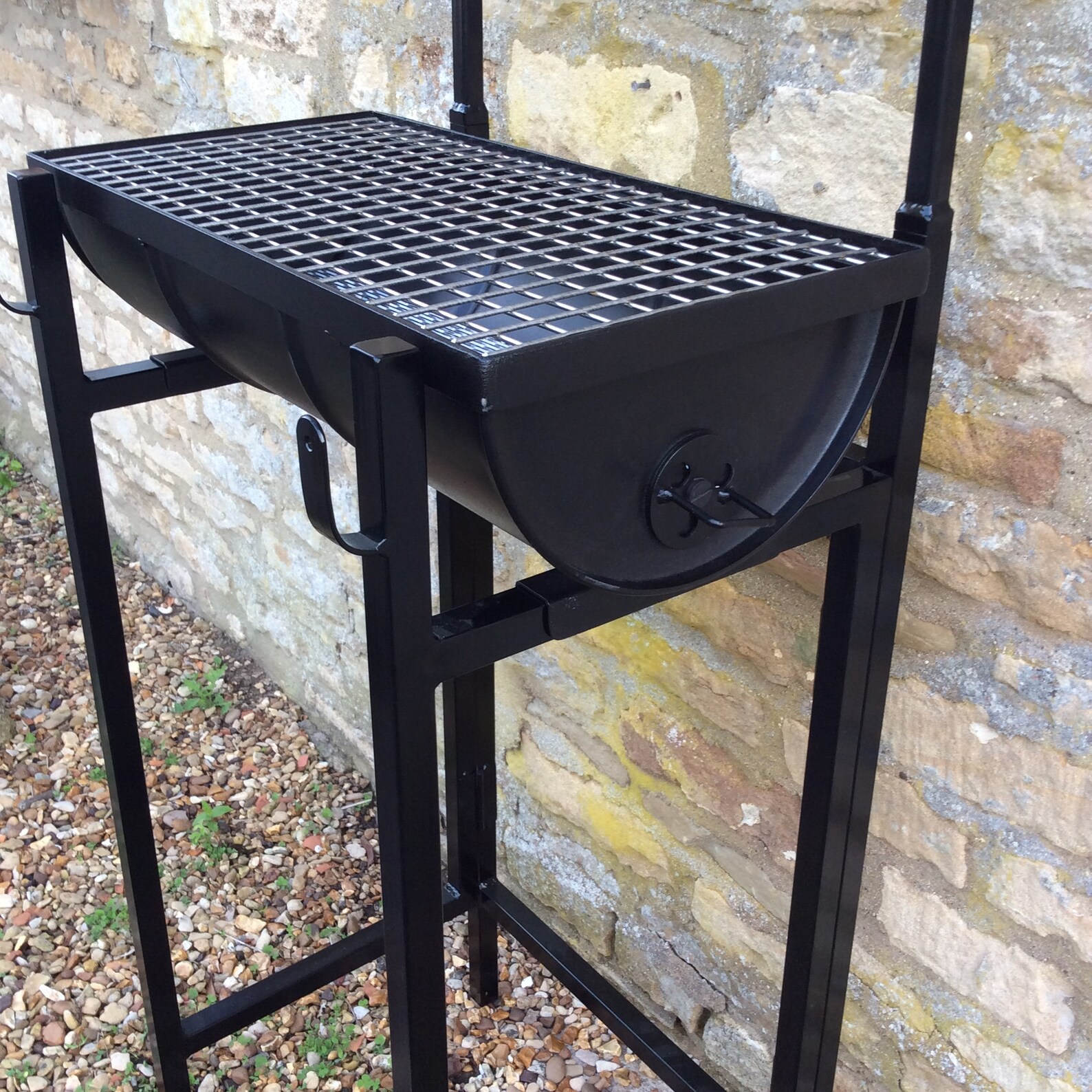 Bbq. Oil Drum Bbq. Barbecue. Barbeque. Charcoal Bbq. Upcycled Oil Drum ...