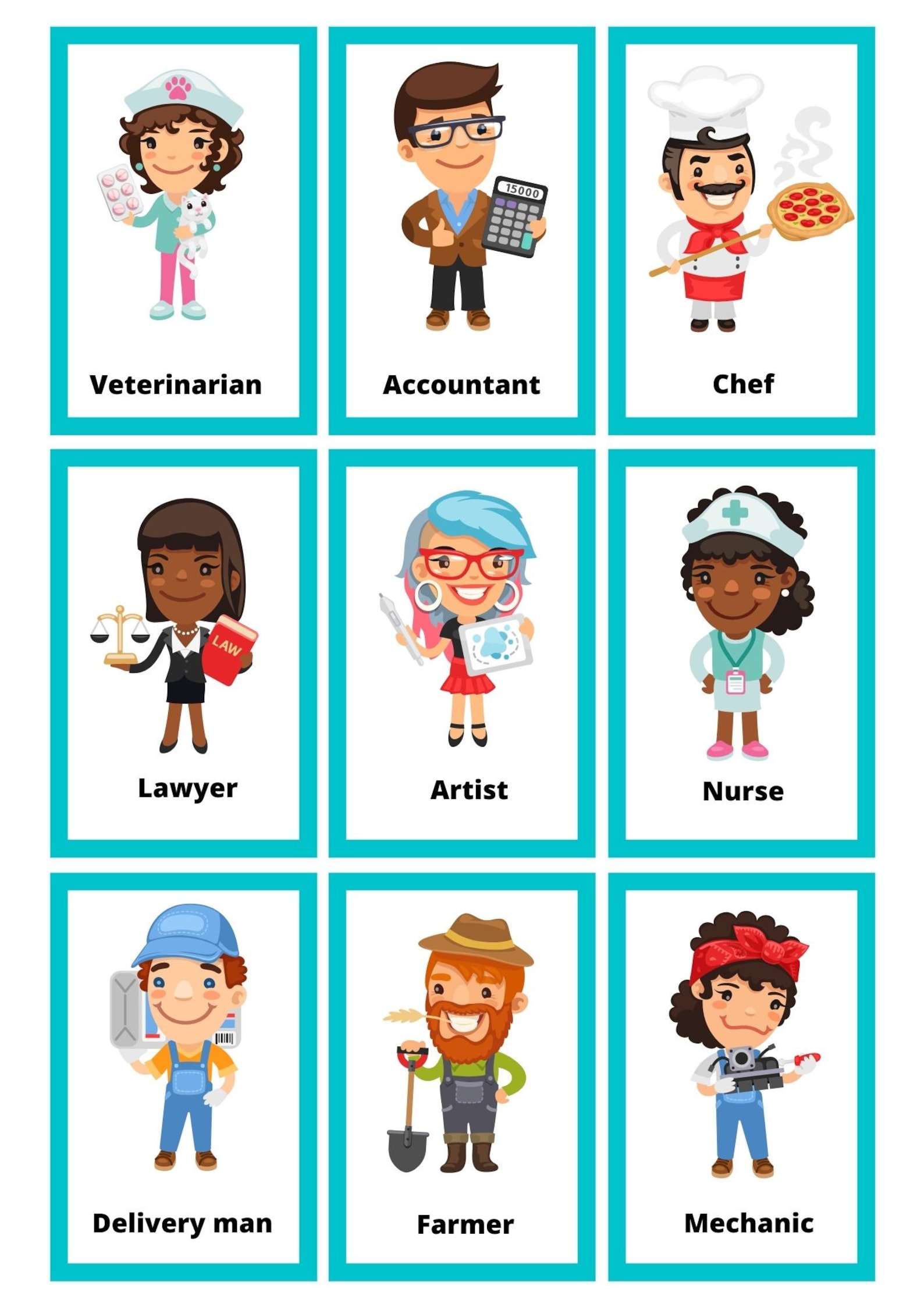 Jobs Flashcards For Kids Printable Occupations Flashc - vrogue.co Jobs Flashcards For Kids Printable Occupations Flashc - vrogue.co