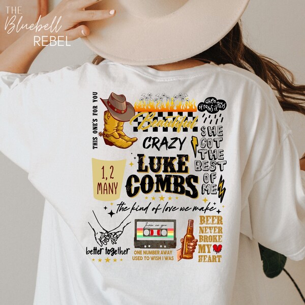 Luke Combs Shirt - Etsy