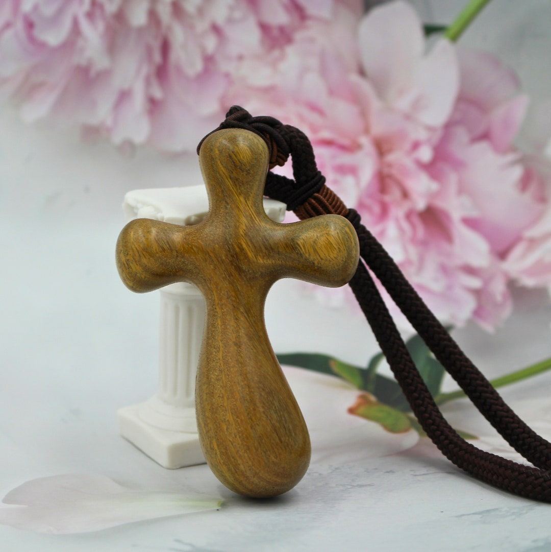 Handcrafted Wood Comfort Cross - Palm Holding Cross - Etsy