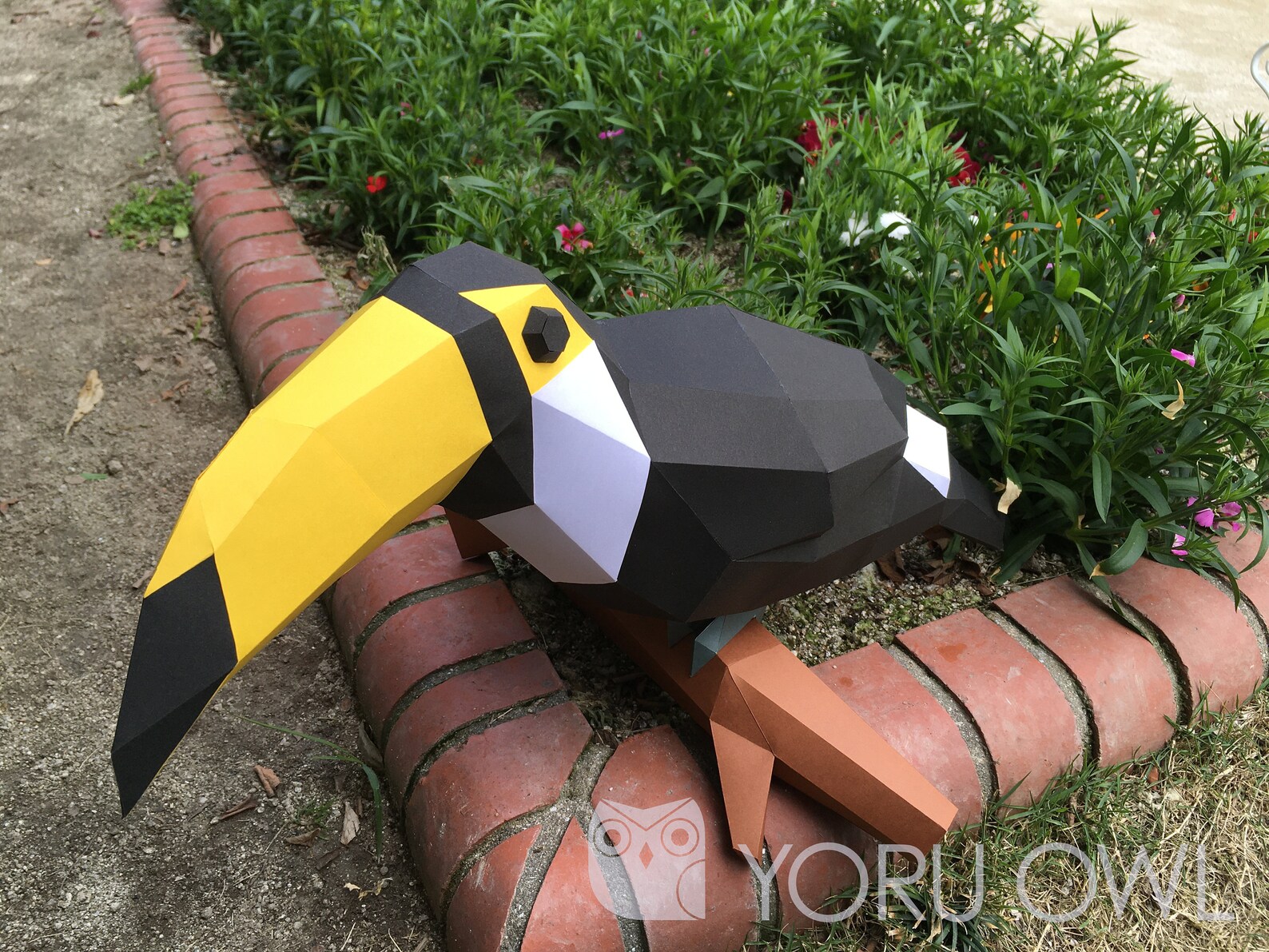 Toco Toucan Papercraftpapercraft Templatebird - Etsy UK