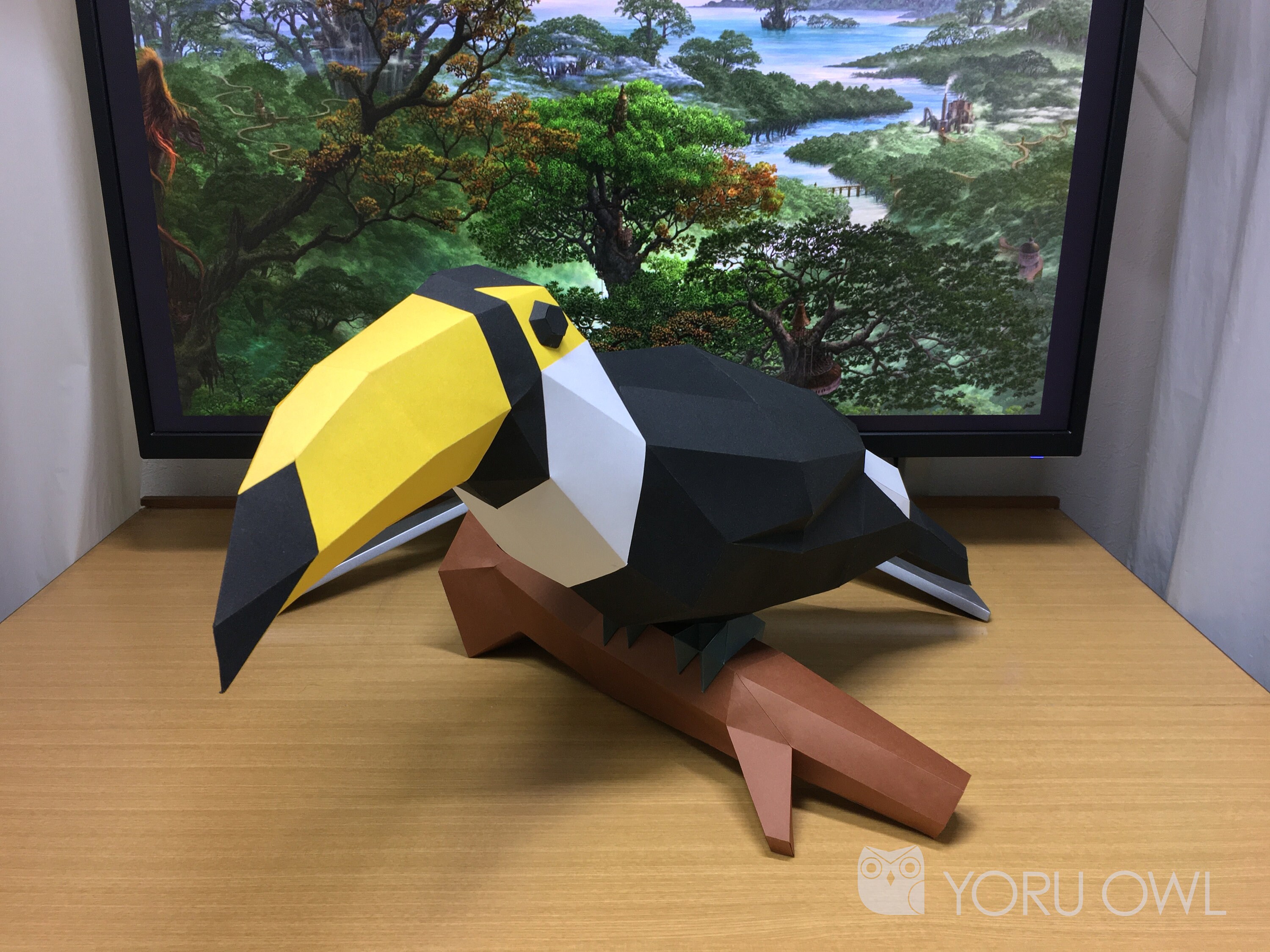 Toco Toucan Papercraftpapercraft Templatebird - Etsy UK