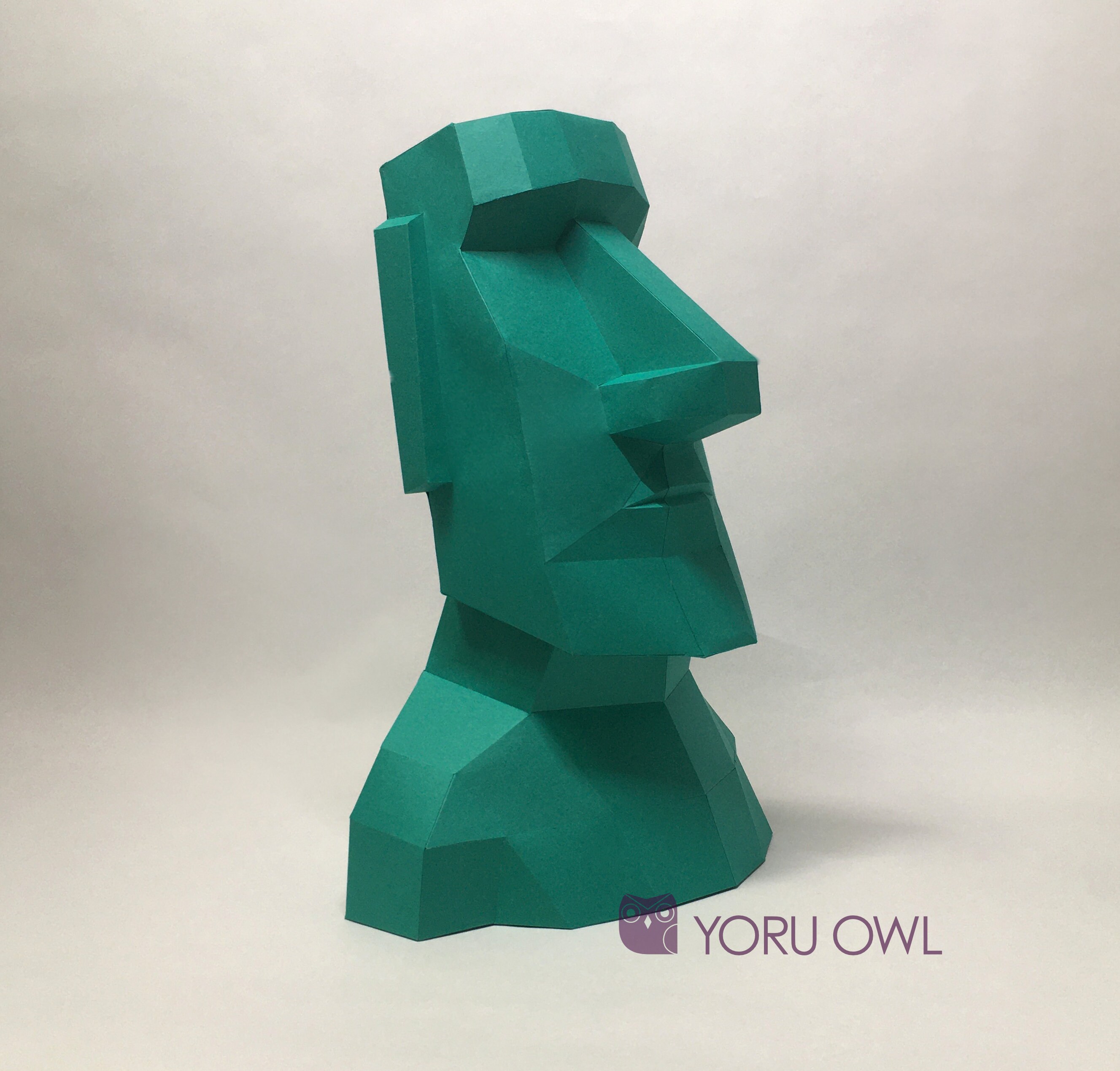 Moai Papercraft, Papercraft PDF Template, Pepakura - Etsy