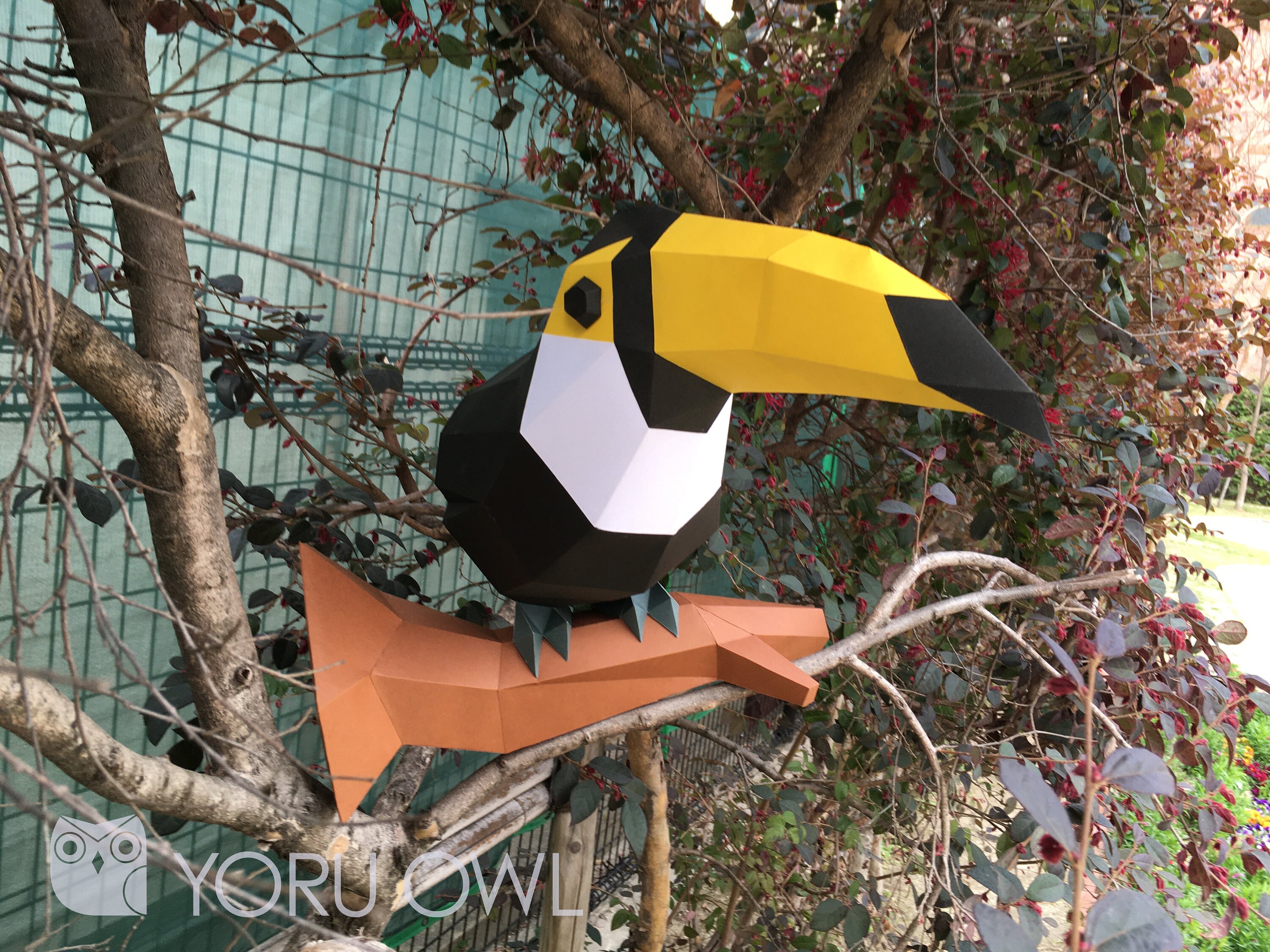 Toco Toucan Papercraftpapercraft Templatebird - Etsy UK