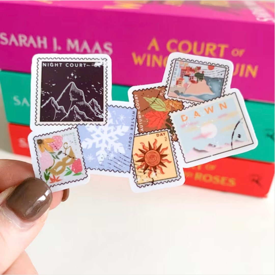 Prythian Courts Stamps Collage Sticker - Etsy