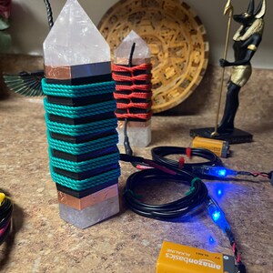 XL Polished Milky Quartz Succor Punch Radionics Frequency Generator ...