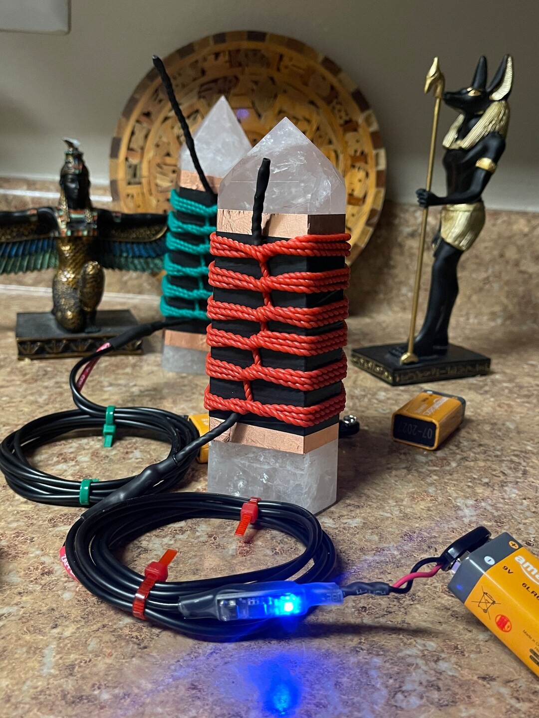 XL Polished Milky Quartz Succor Punch Radionics Frequency Generator ...