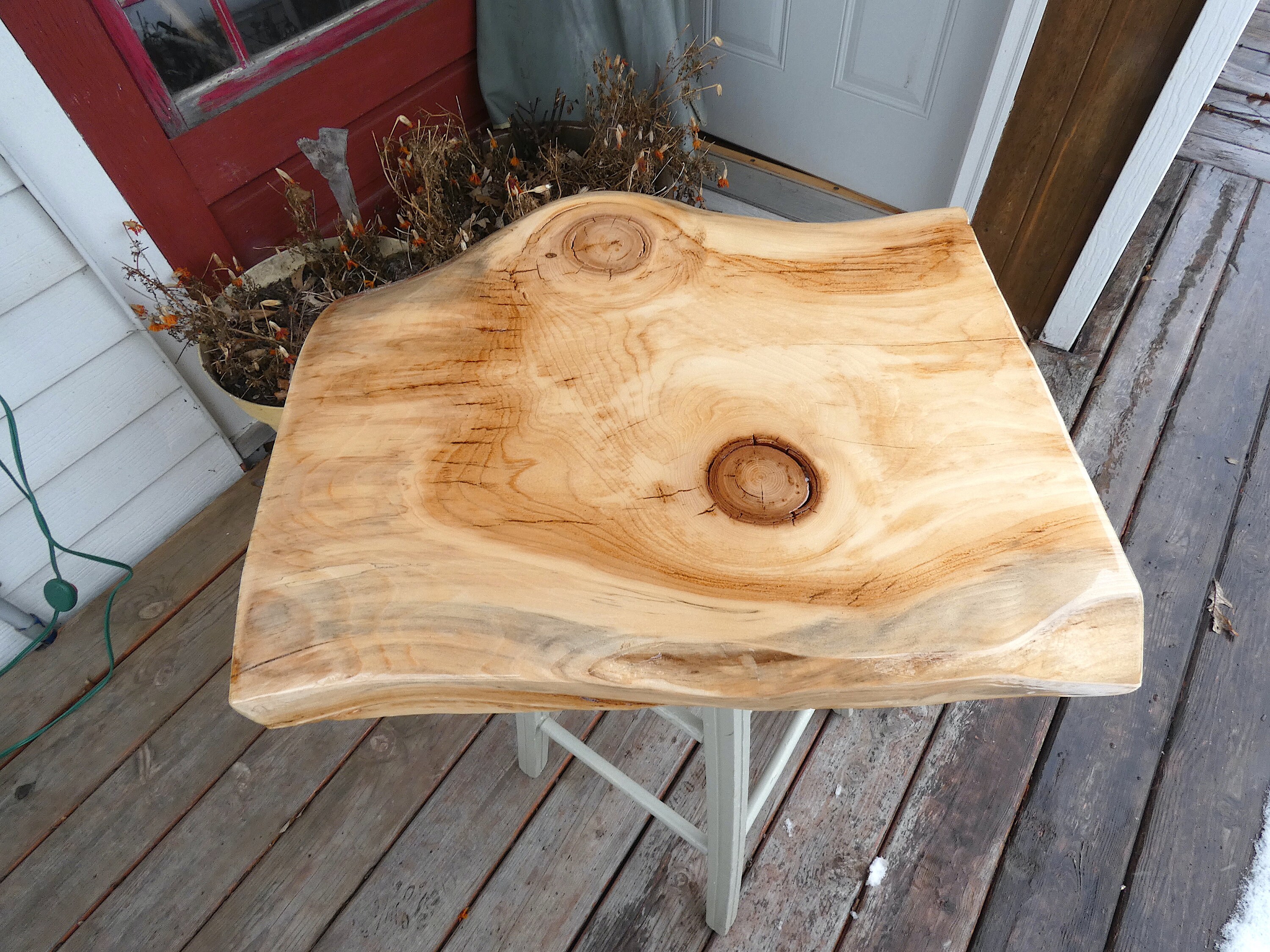 White Pine Slab Live Edge Table Top or Wall Hanging - Etsy
