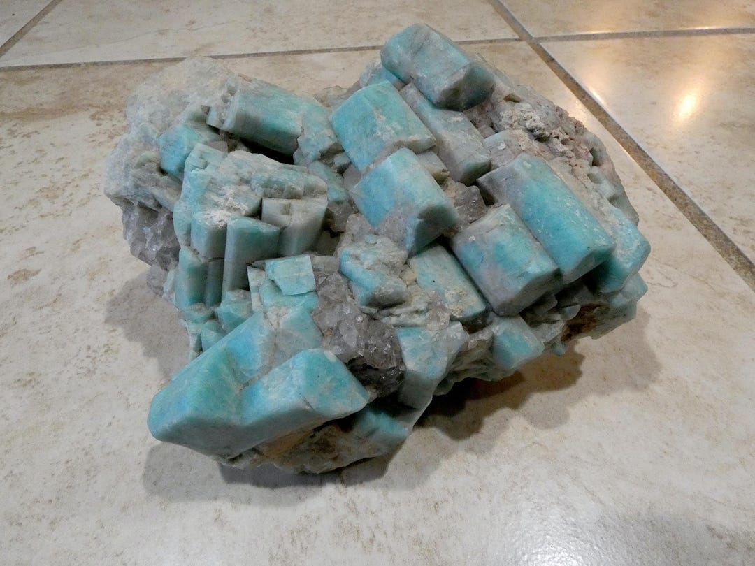 Old Specimen of Microcline Amazonite From Pikes Peak CO - Etsy