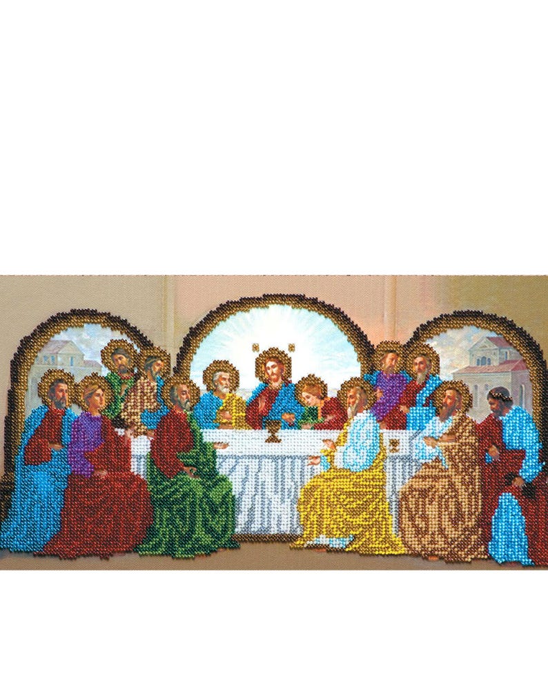 Bead Embroidery Kit - the Last Supper - Etsy