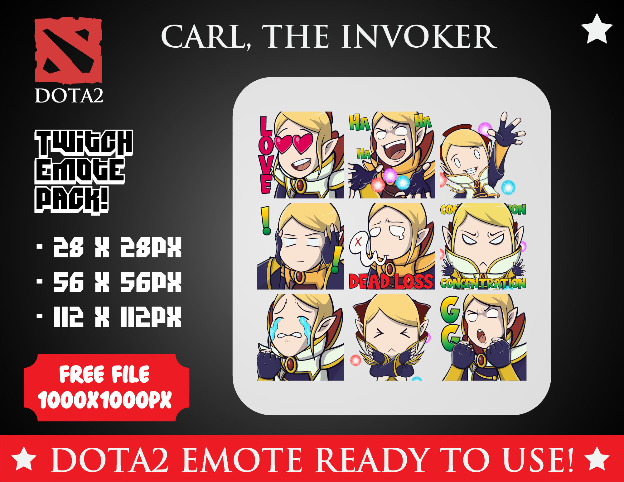 Dota 2 Chibi Invoker