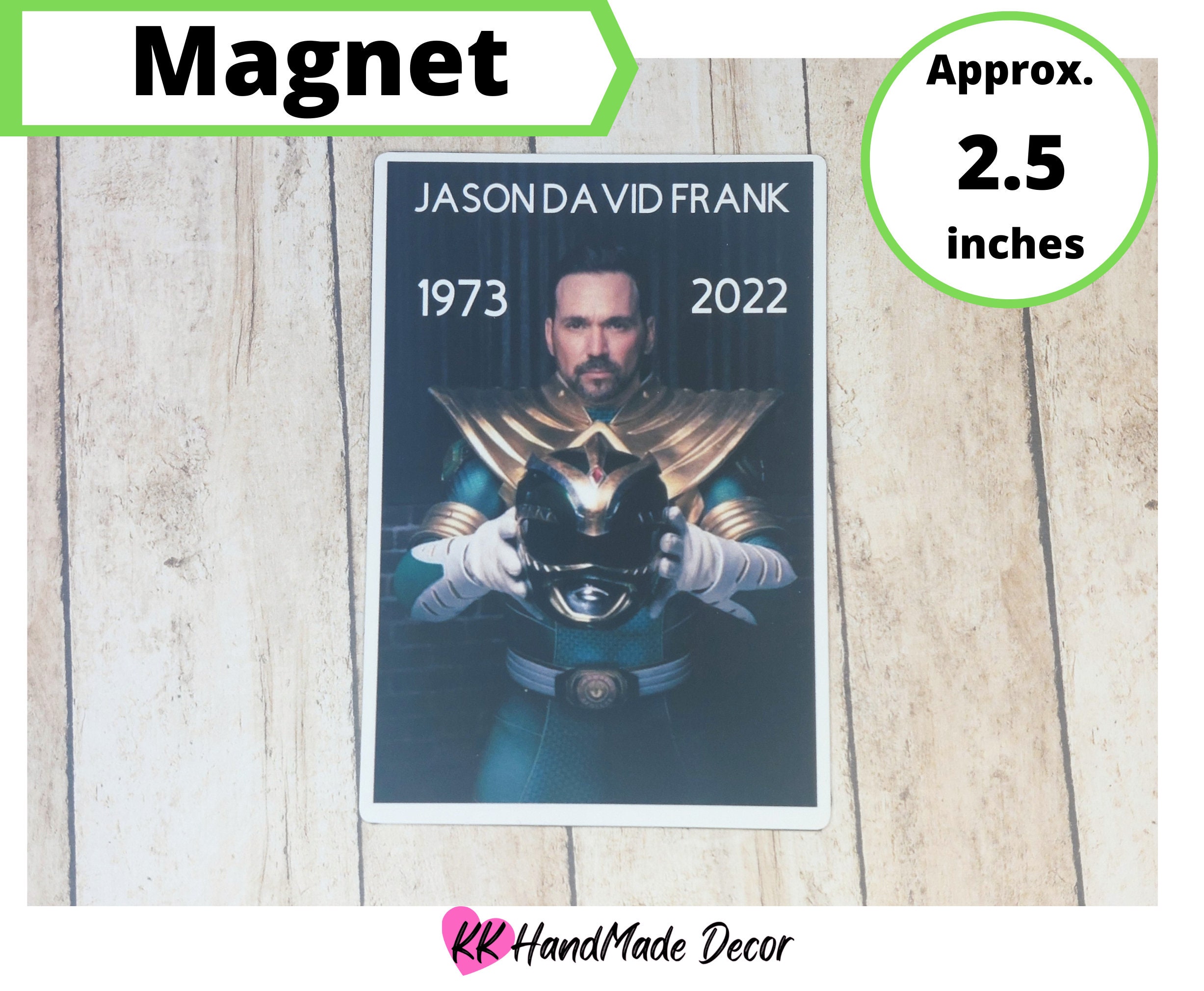 Jason David Frank Memorial Decoctive Magnet - Etsy